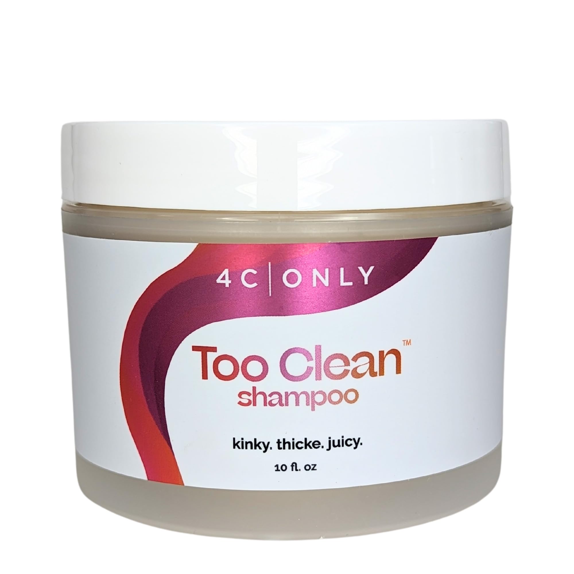 4C ONLY Too Clean Shampoo 10 oz Jar - Salon Quality Curly Hair Shampoo – BuyBlack.org