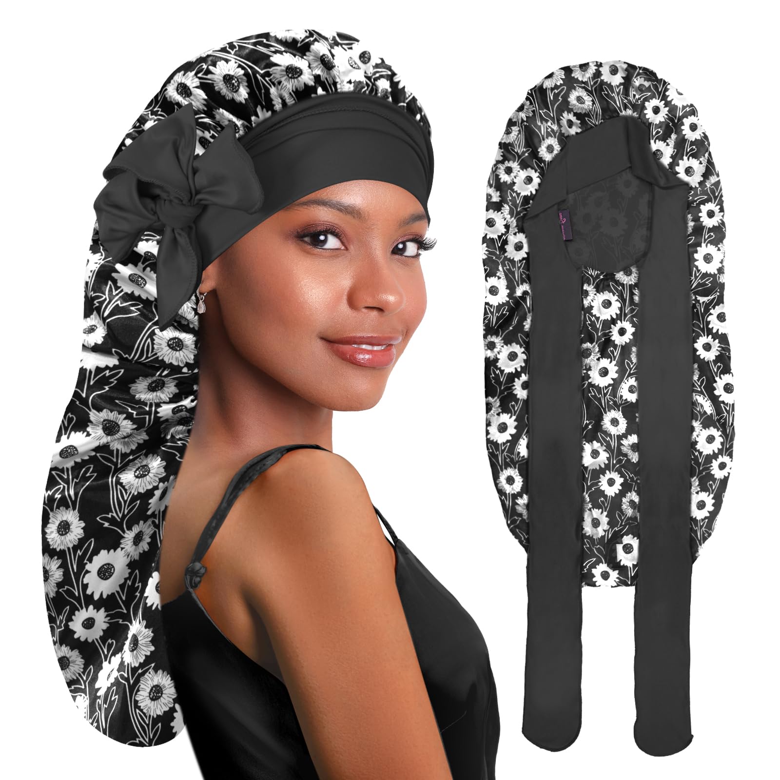 BONNET QUEEN Silk Bonnet for Sleeping Satin Bonnet Braid Bonnet Africa ...