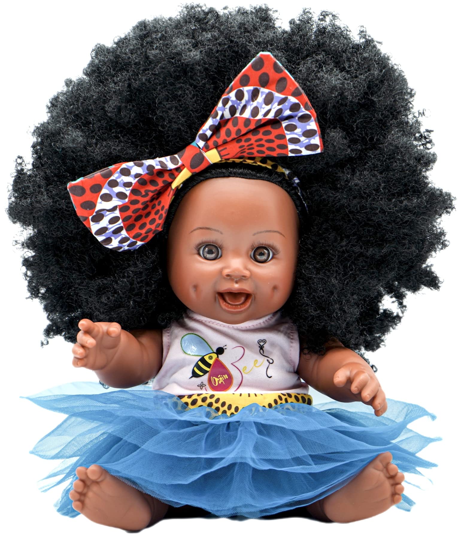 Orijin Bees Fro Zizzy Bee - Black Baby Doll, African Doll, African Ame ...